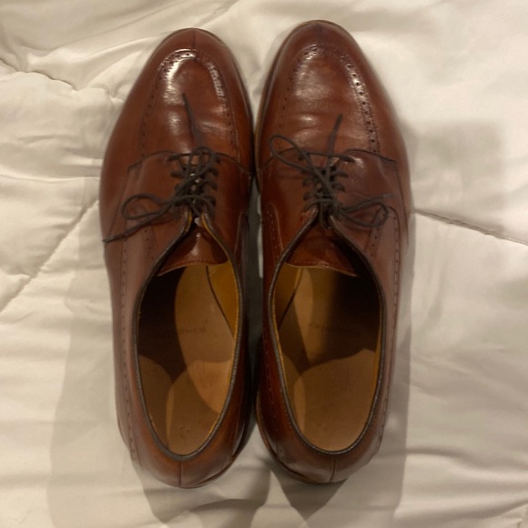 Allen Edmonds | Shoes | Kingsley Lace Up Rubber Heel Leather Sole Dress ...